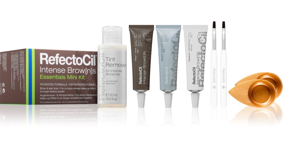 RefectoCil Intense Brow[n]s Essentials Mini Kit eyebrow trimming kit ...