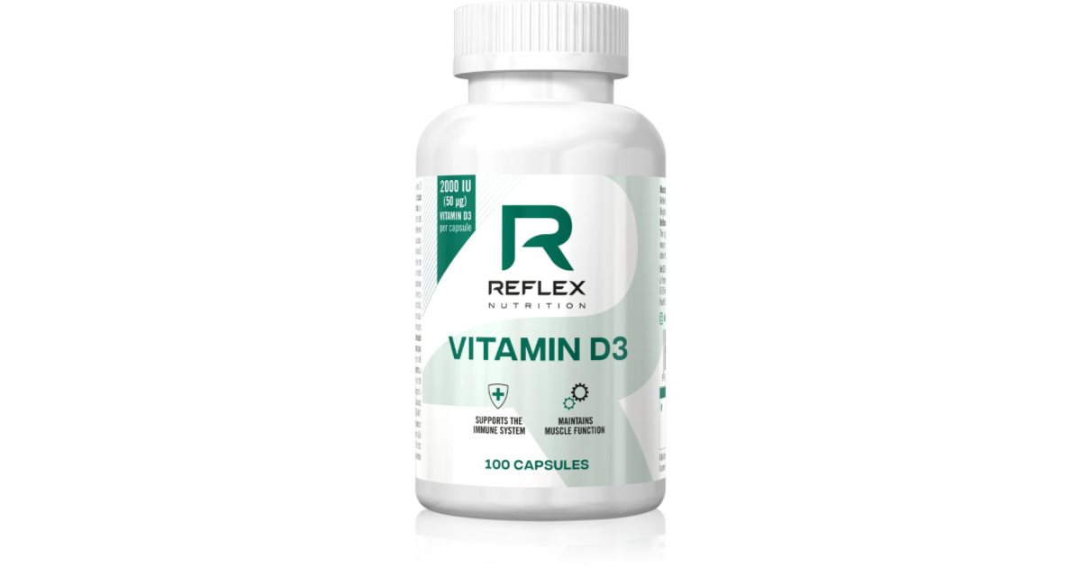Reflex Nutrition Vitamin D3 100 pcs Kapseln mit Vitamin D