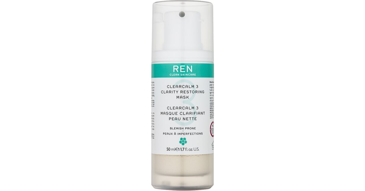 REN ClearCalm 3 Radiance Mask for Problematic Skin, Acne | notino.fi