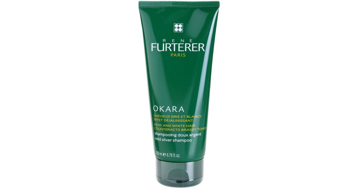 Rene Furterer Okara Protect Color schonendes Shampoo für graues Haar ...