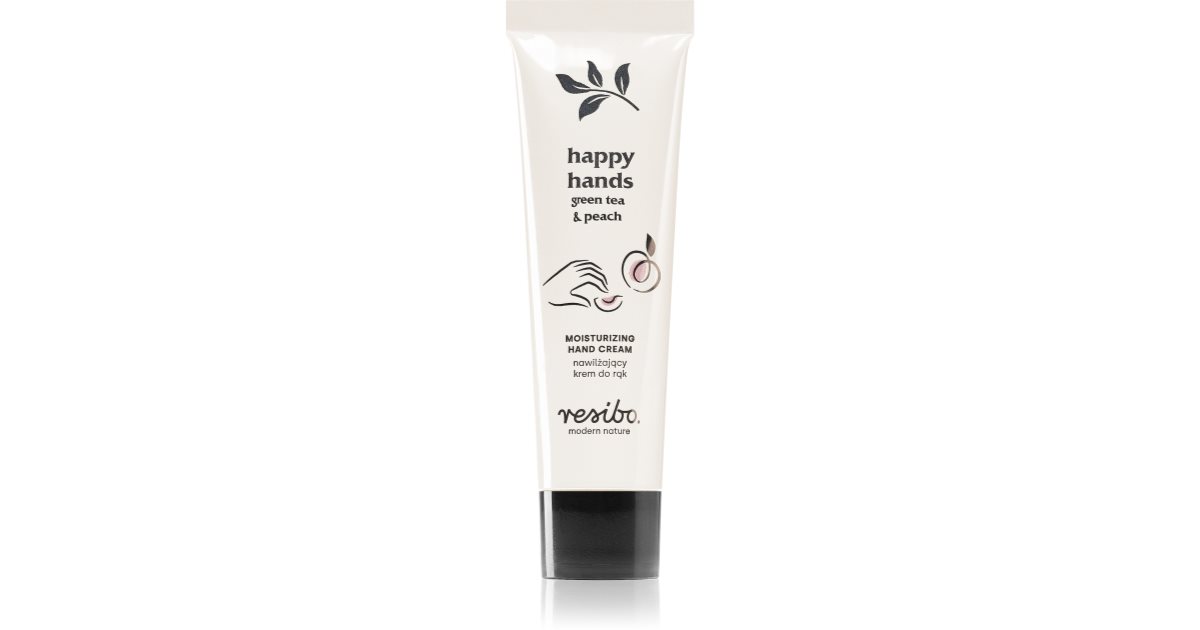 Resibo Happy Hands Green Tea & Peach хидратиращ крем за ръце | notino.bg