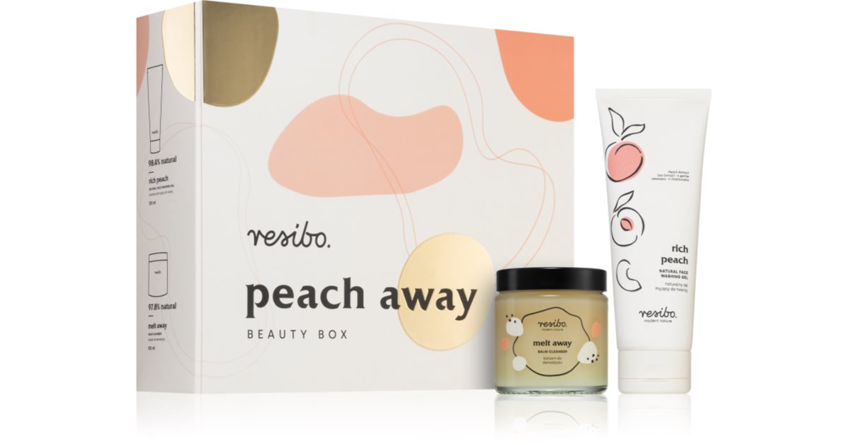 Resibo Peach Away Set für die Hautpflege