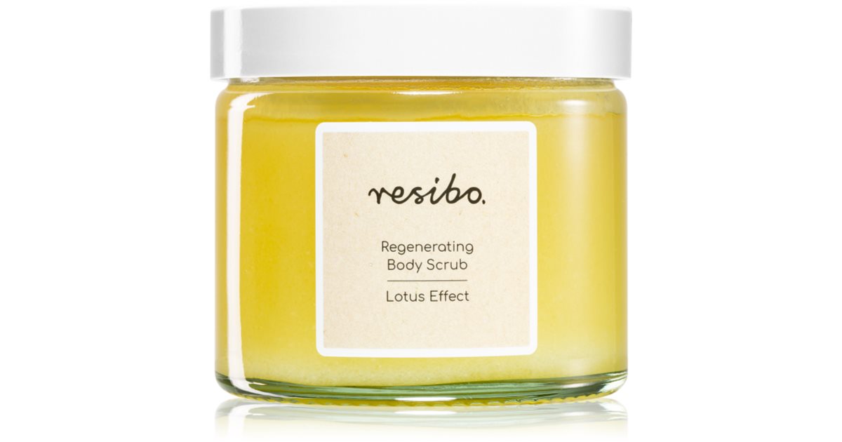 Resibo Regenerating Body Scrub. Lotus Effect tělový peeling se solí ...