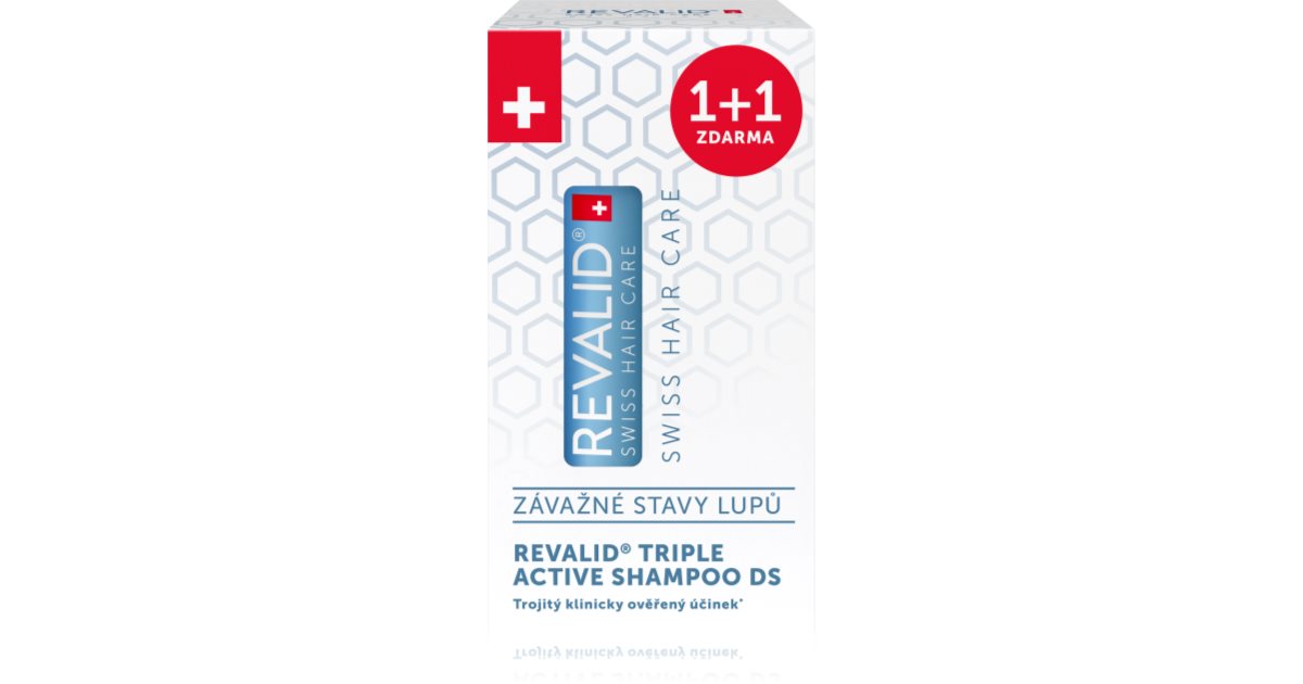 Revalid Triple Active Shampoo DS champú suave para la dermatitis ...
