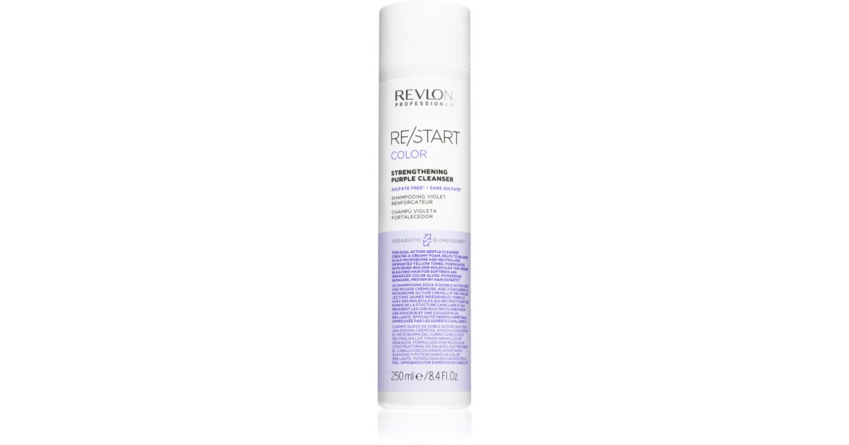Revlon Professional Re/Start Color purple shampoo for blondes and ...