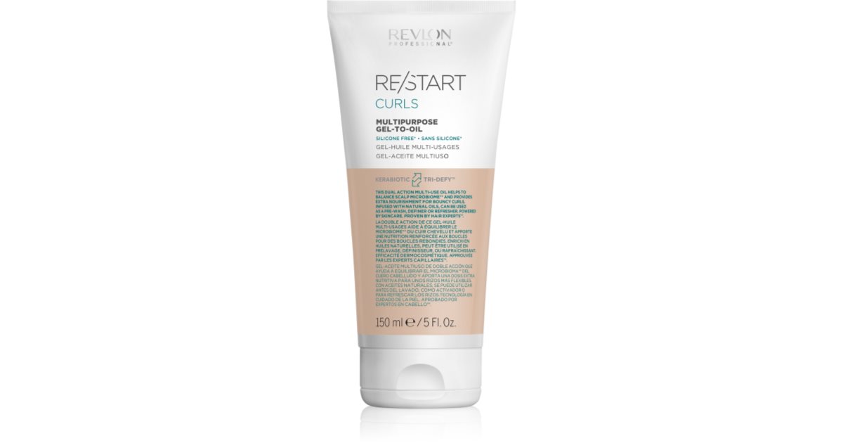 Revlon Professional Re/Start Curls jelly oil idratante per ricci per ...