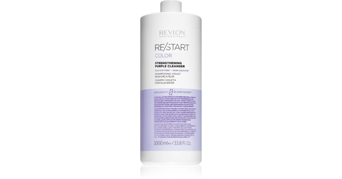 Revlon Professional Re/Start Color purple shampoo for blondes and ...