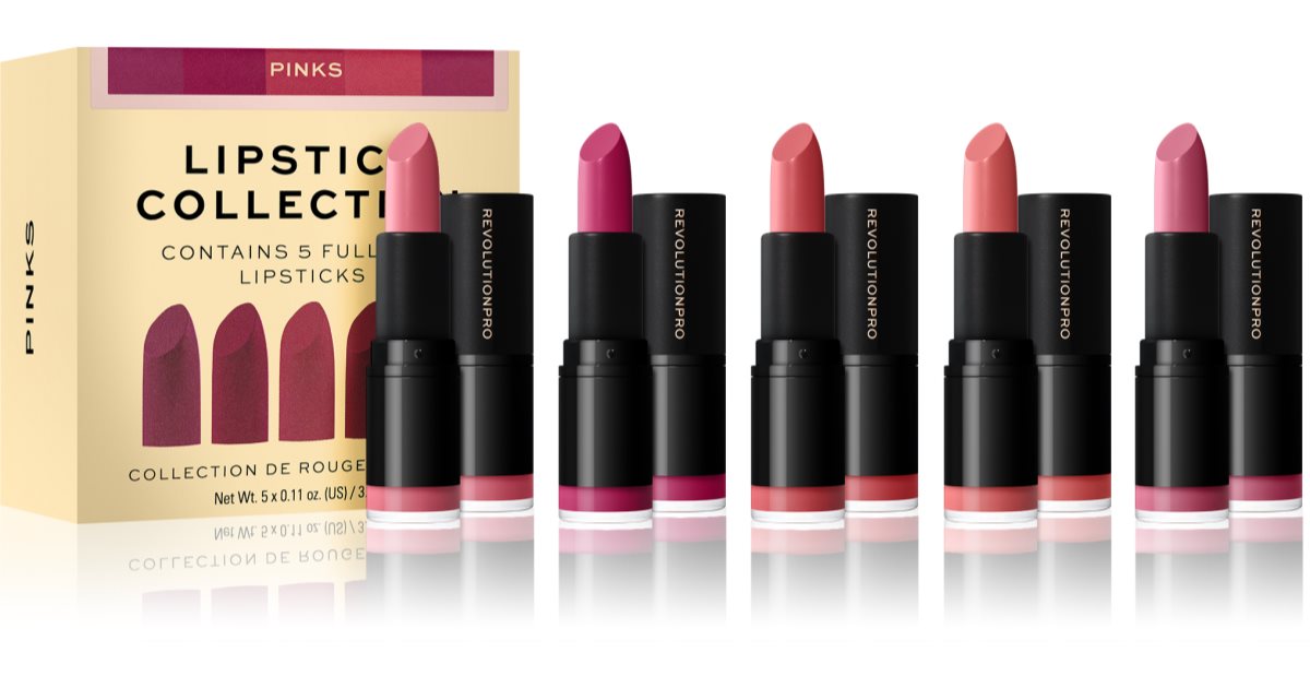 Revolution PRO Lipstick Collection conjunto de batons opiniões | notino.pt