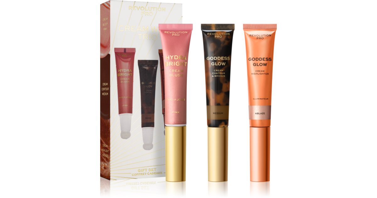 Revolution PRO Cream Wand Trio dárková sada Medium(na obličej) odstín | notino.cz