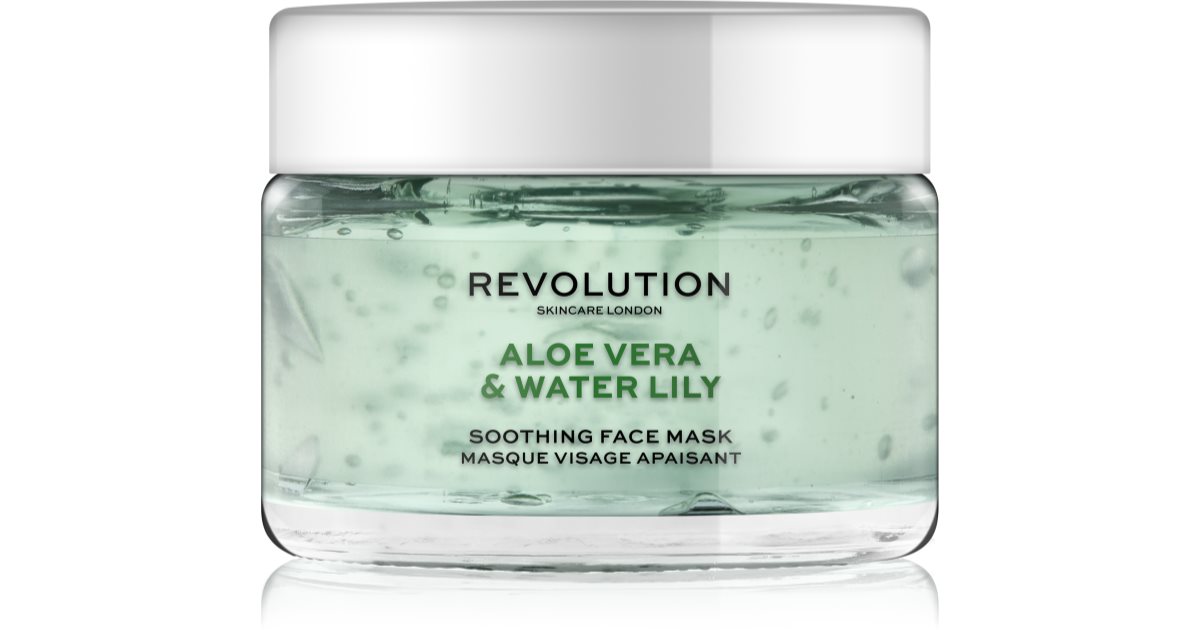 Revolution Skincare Aloe Vera & Water Lily заспокоююча маска | notino ...