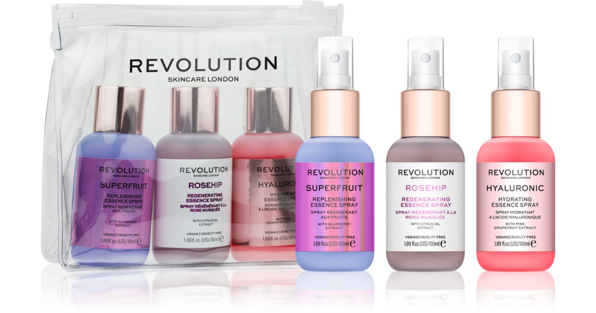 Revolution Skincare Mini Essence Hello Hydration комплект за грижа за ...
