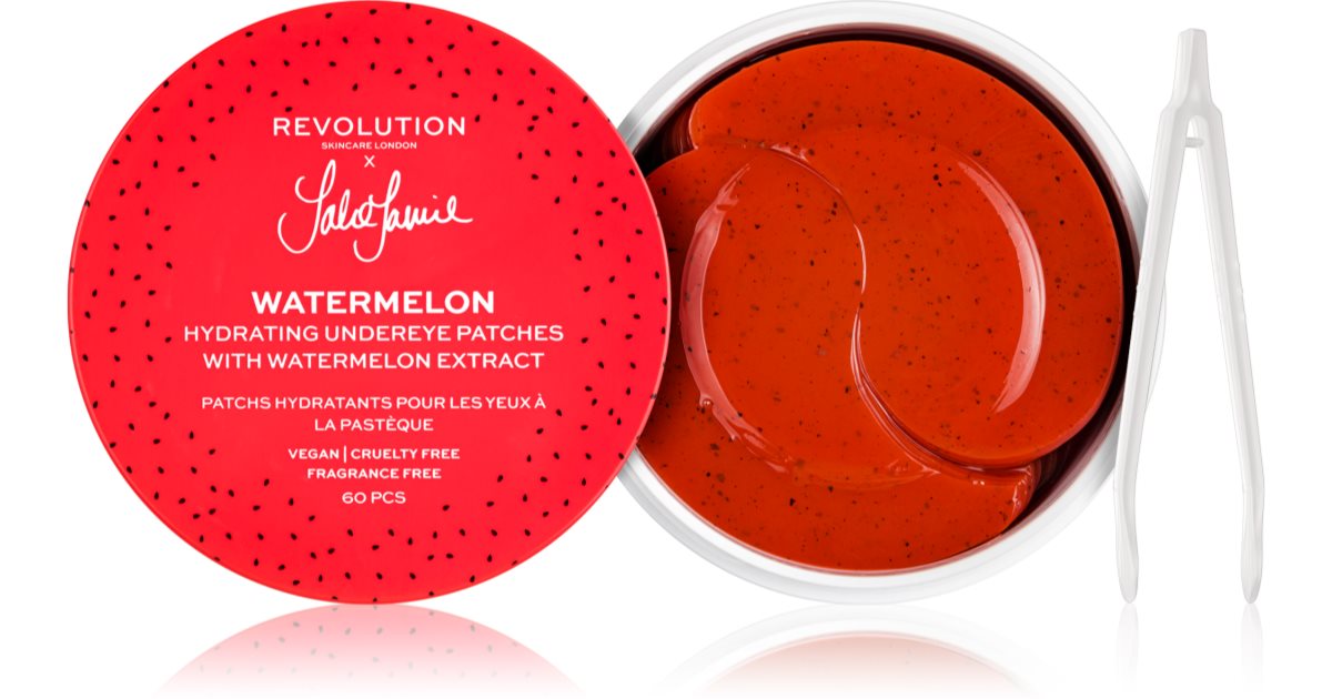 Revolution Skincare X Jake-Jamie Watermelon Hydrogel Eye Mask for ...