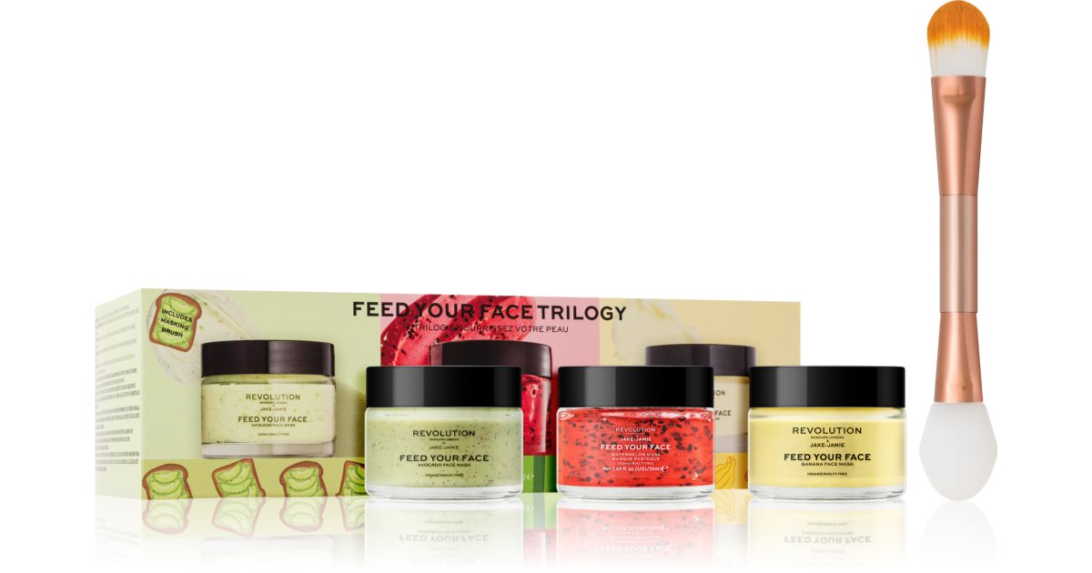 Revolution Skincare X Jake-Jamie Feed Your Face Face Masks Set | notino.ie