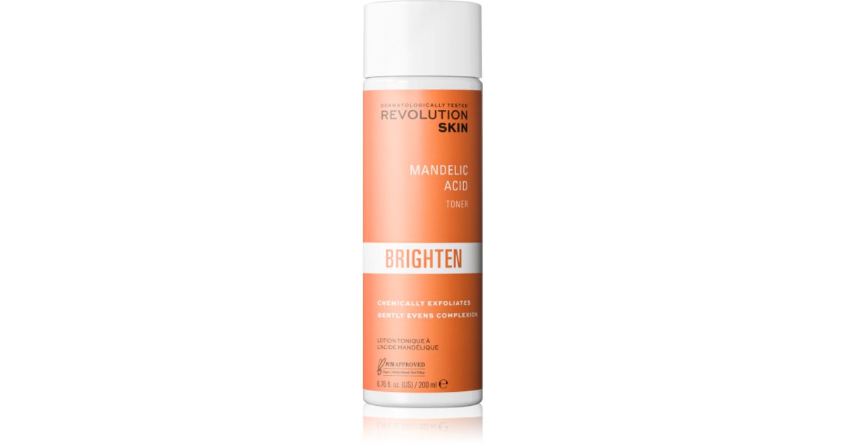 Revolution Skincare Brighten Mandelic Acid lotion tonique exfoliante ...