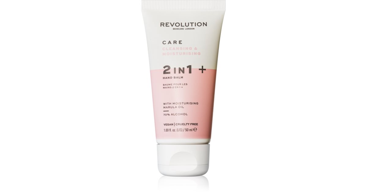 Revolution Skincare Hand Care Sanitiser and Moisture Balm cleansing ...