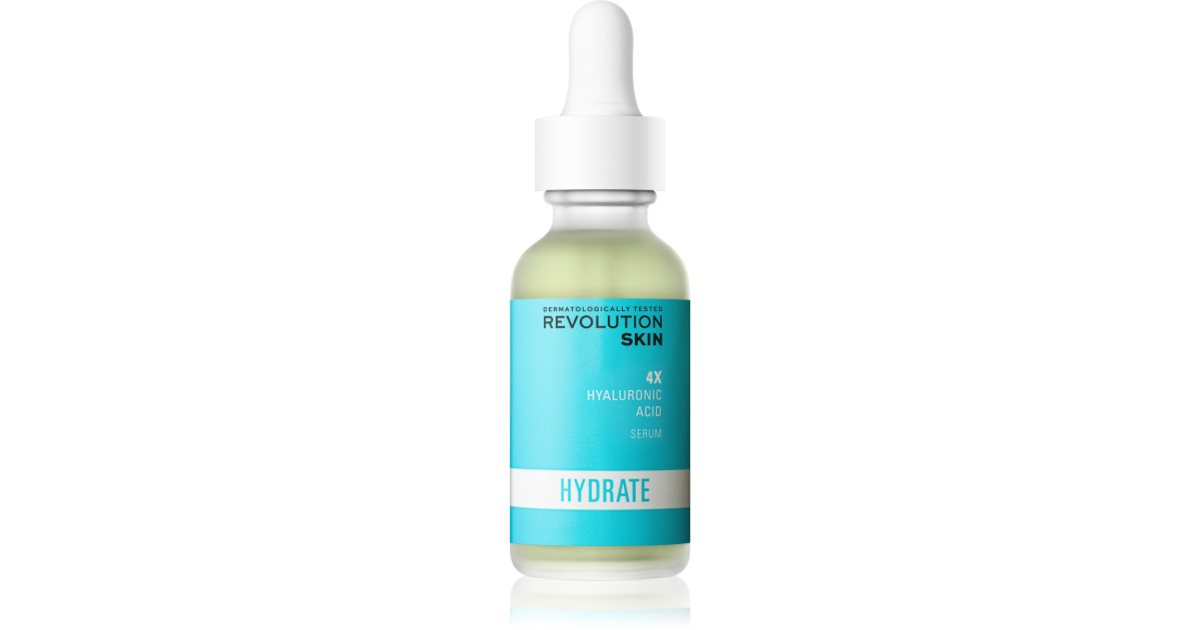 Revolution Skincare Hydrate 4X Hyaluronic Acid sérum hydratation ...