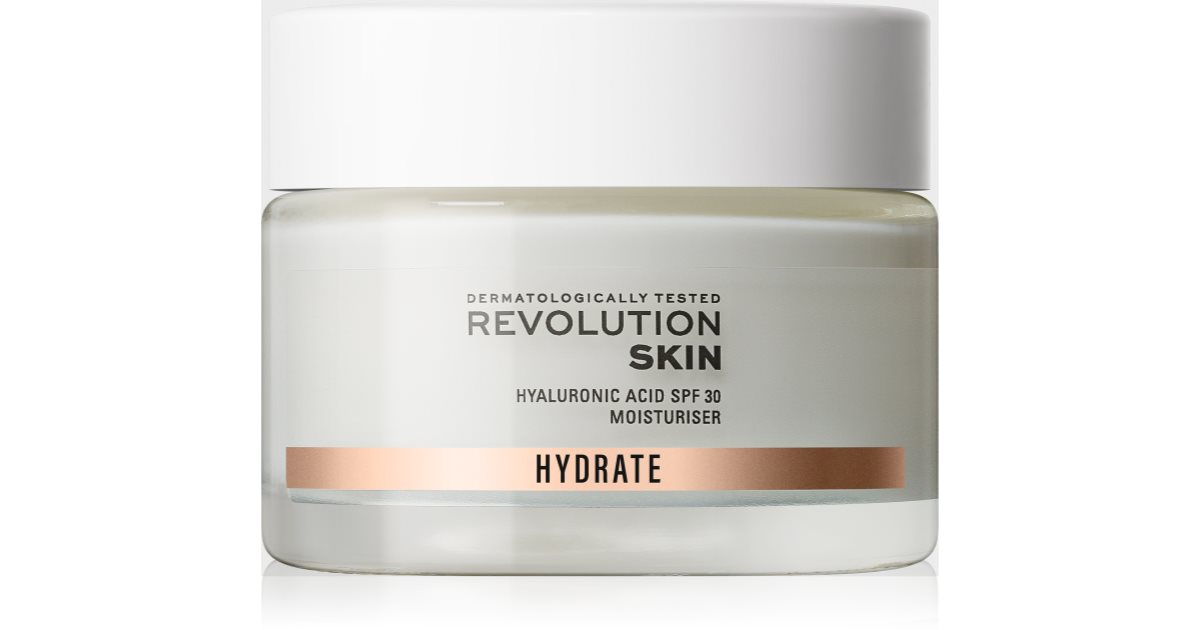 Revolution Skincare Hydrate Hyaluronic Acid crema facial hidratante SPF ...