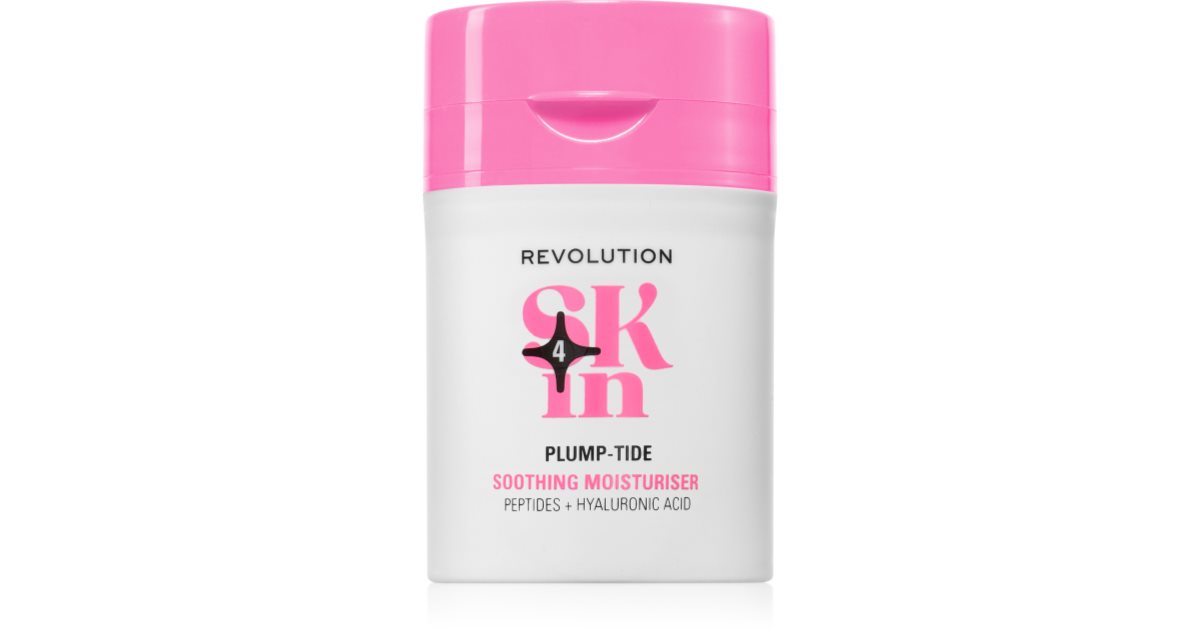 Revolution Skincare Go Gentle Plump-Tide face cream with soothing ...