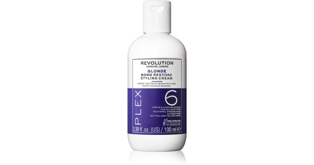 Revolution Haircare Plex Blonde No.6 Bond Restore Styling Cream | Brza ...