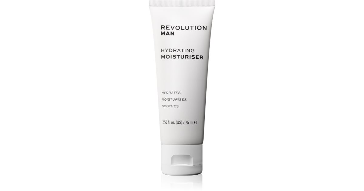 Revolution Man Hydrating crème hydratante visage avec effets apaisants ...