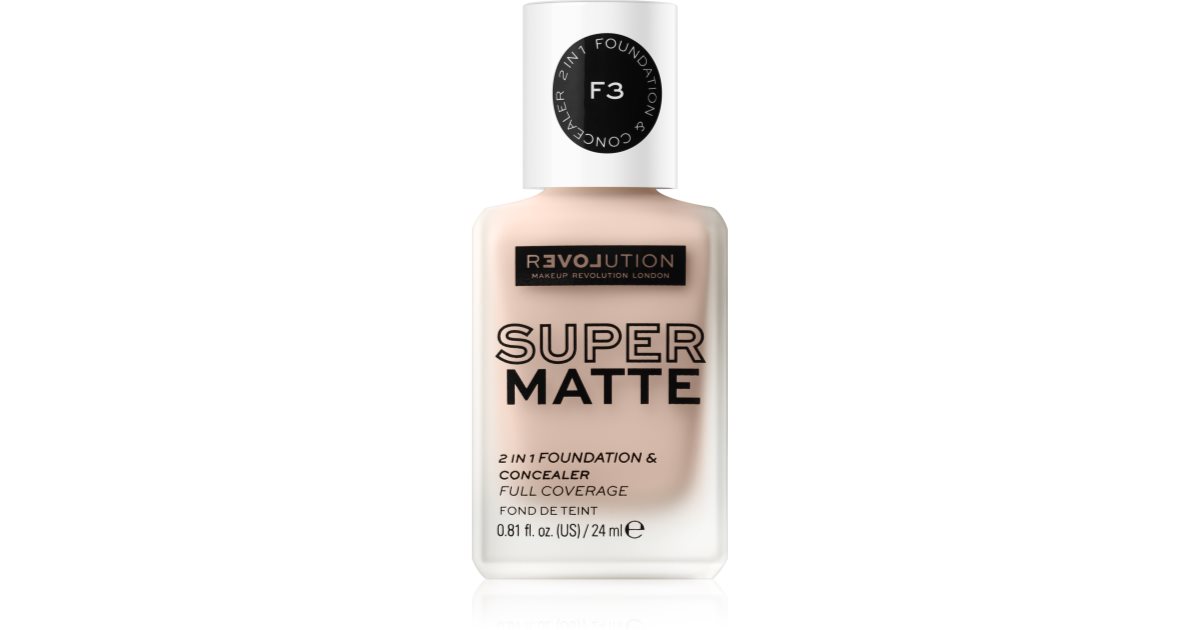 Revolution Relove Super Matte Foundation langanhaltendes mattierendes ...