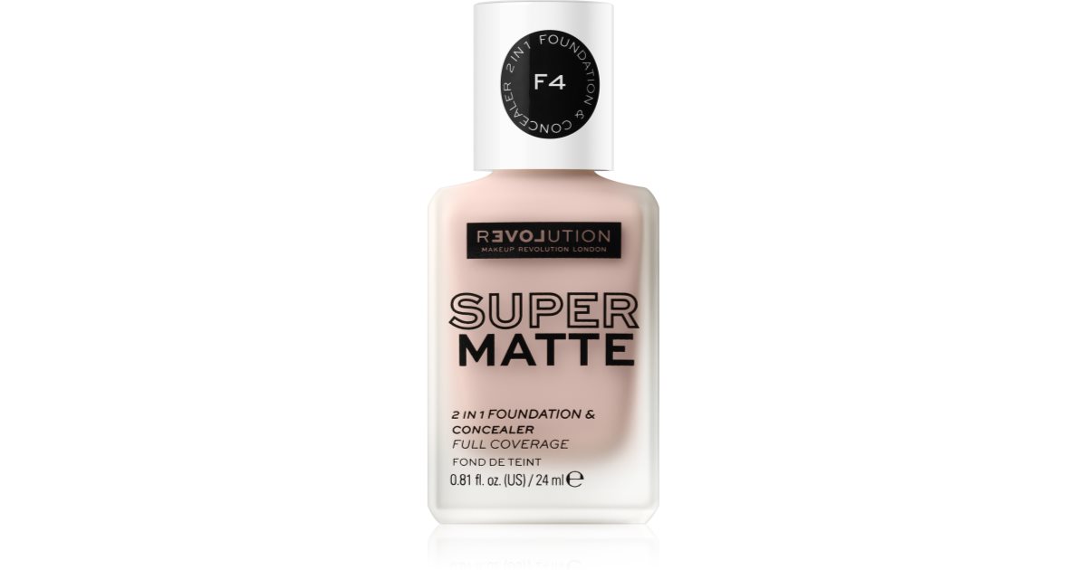 Revolution Relove Super Matte Foundation long-lasting mattifying ...