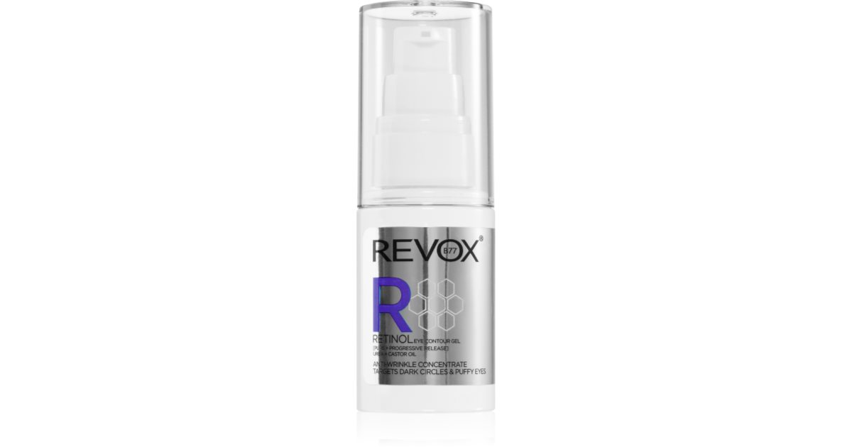 Revox B77 Retinol Eye Contour Gel crème yeux anti-rides anti-poches et ...