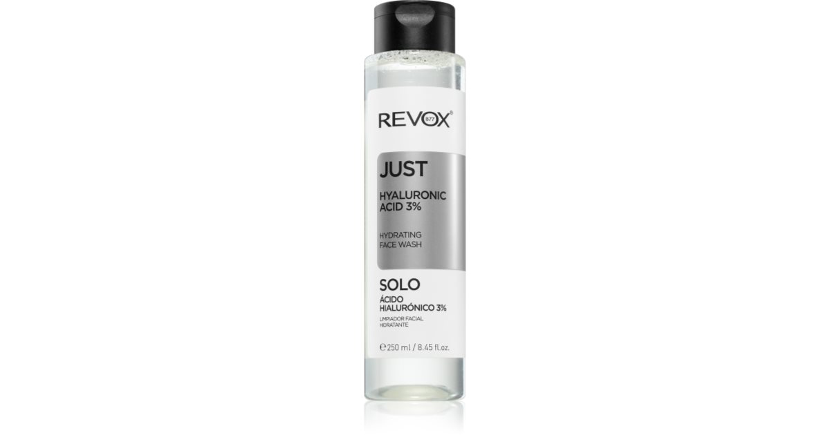 Revox B77 Just Hyaluronic Acid 3% moisturising cleansing gel for the ...