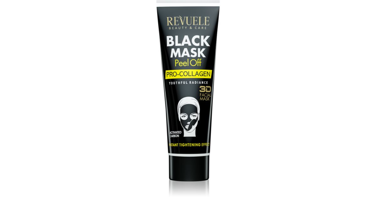 Revuele Black Mask Peel Off Pro-Colagen masque peel-off pour raffermir ...