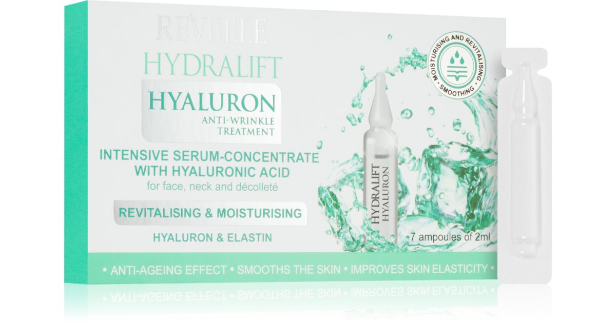 Revuele Hydralift Hyaluron sérum intense visage, cou et décolleté ...
