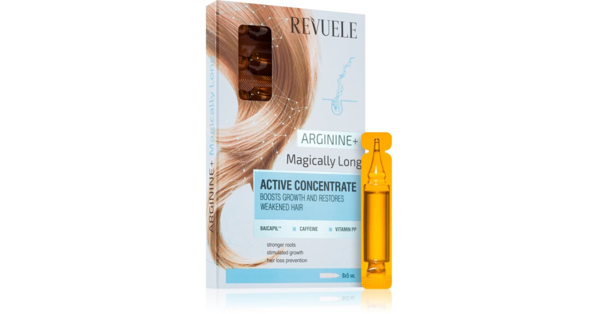Revuele Active Concentrate Arginine+ ampoule for hair growth and ...