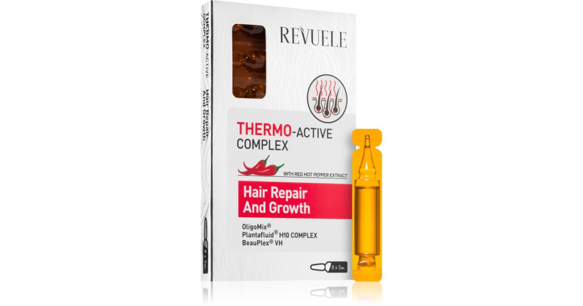 Revuele Thermo-Active Complex Hair Repair And Growth ampoule for hair ...
