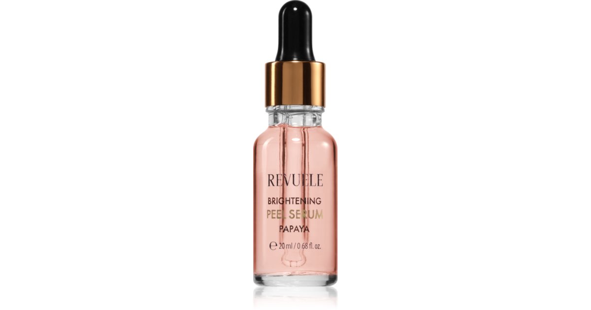 Revuele Brightening Papaya Peel Serum smoothing exfoliating serum with ...