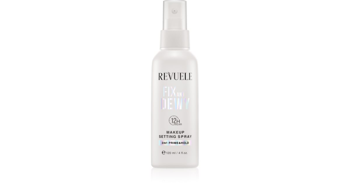 Revuele Makeup Setting Spray Fix And Dewy fijador de maquillaje en ...