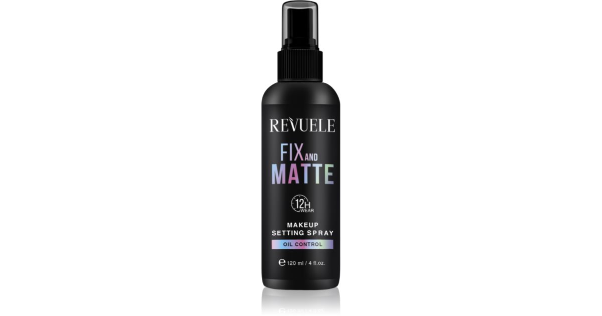 Revuele Makeup Setting Spray Fix And Matte spray opacizzante fissante ...