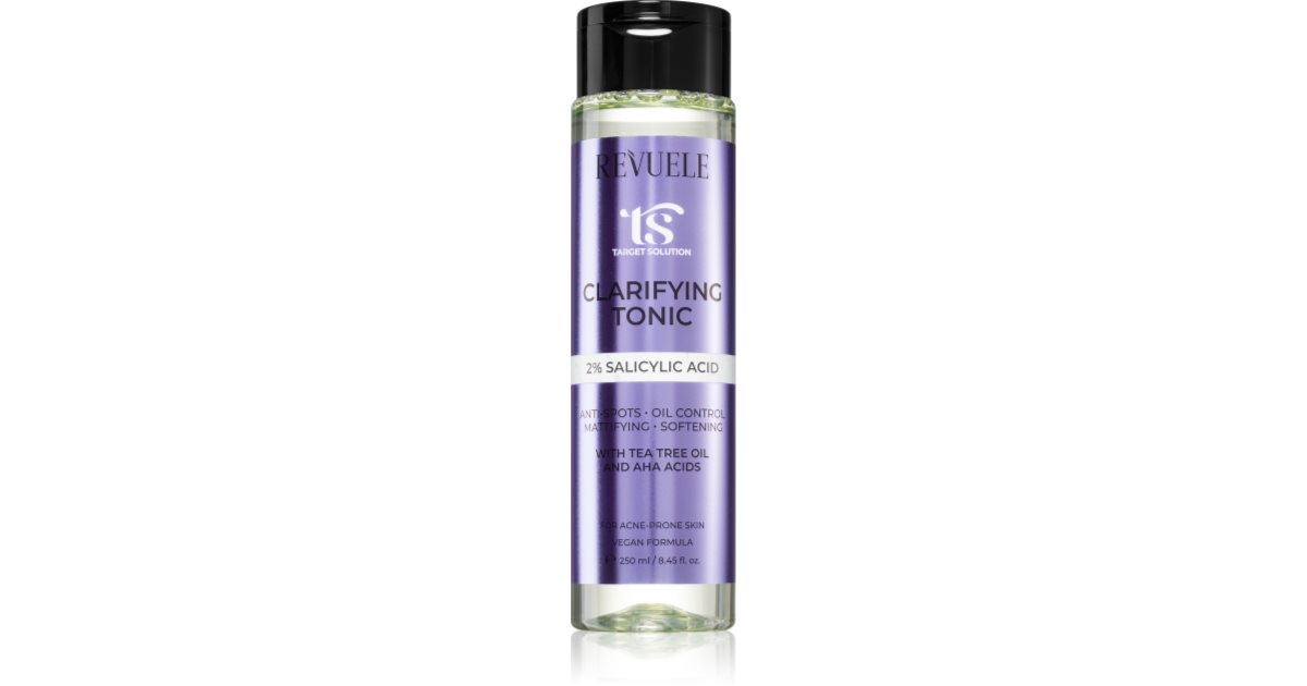 Revuele Target Solution Clarifying Tonic tónico facial limpiador con ...