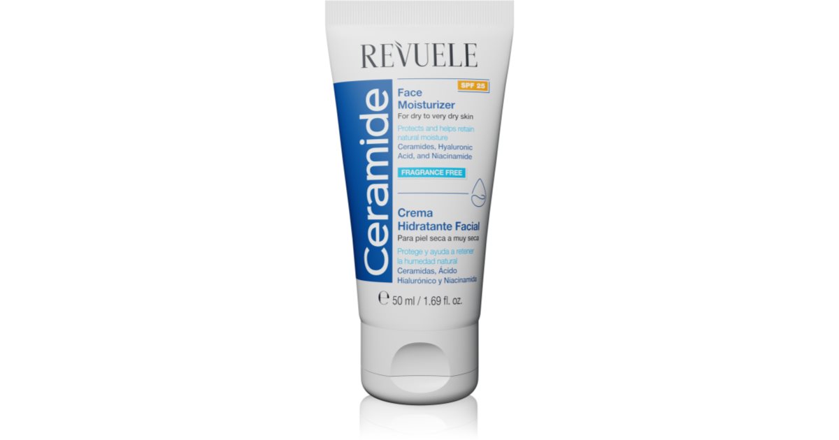 Revuele Ceramide Face Moisturizer SPF 25 crème de jour protectrice pour ...