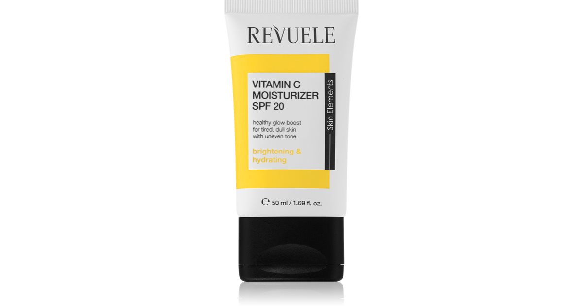 Revuele Vitamin C Moisturizer SPF 20 Hydrating and Brightening Face ...