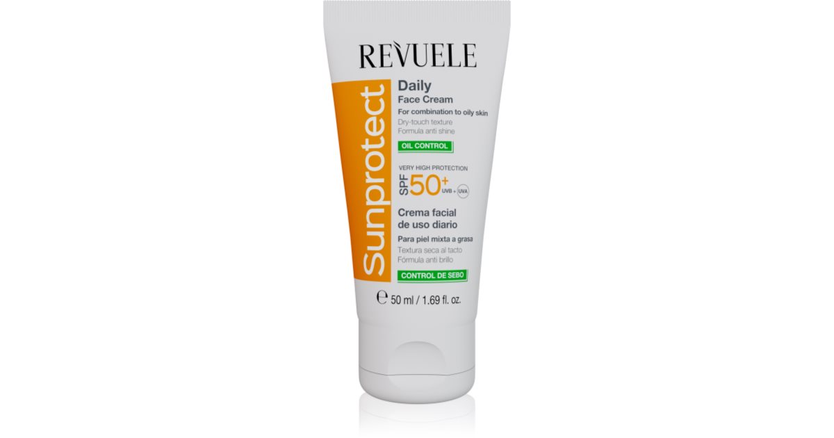 Revuele Sunprotect Oil Control protective facial cream for oily skin ...