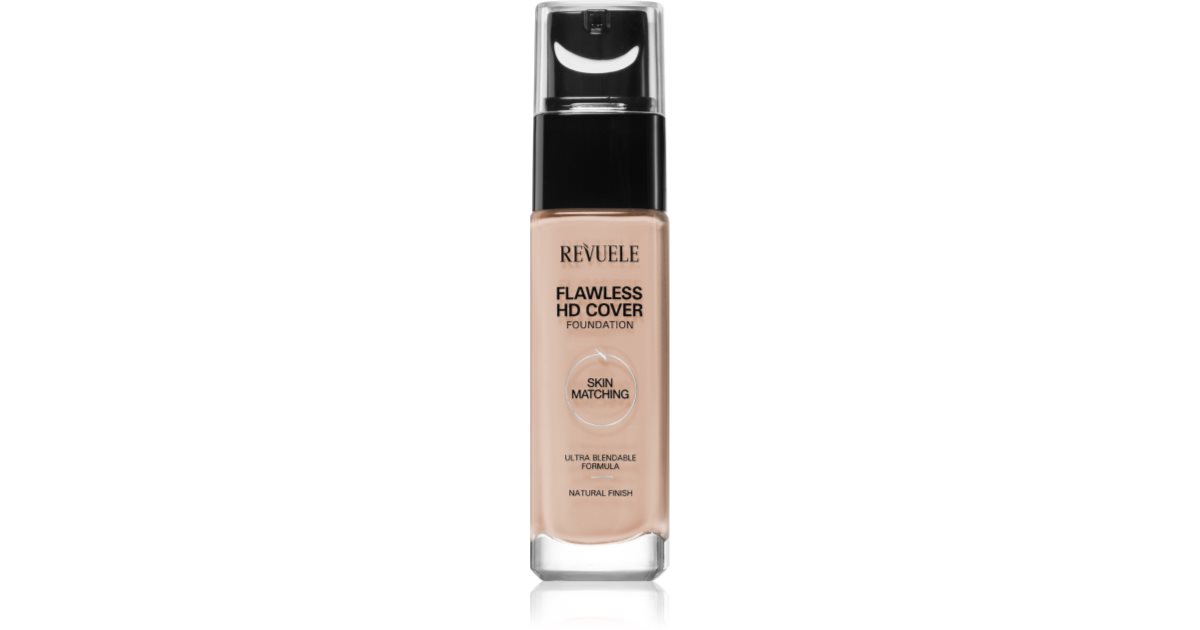 Revuele Flawless HD Cover Foundation base leve para um look perfeito ...