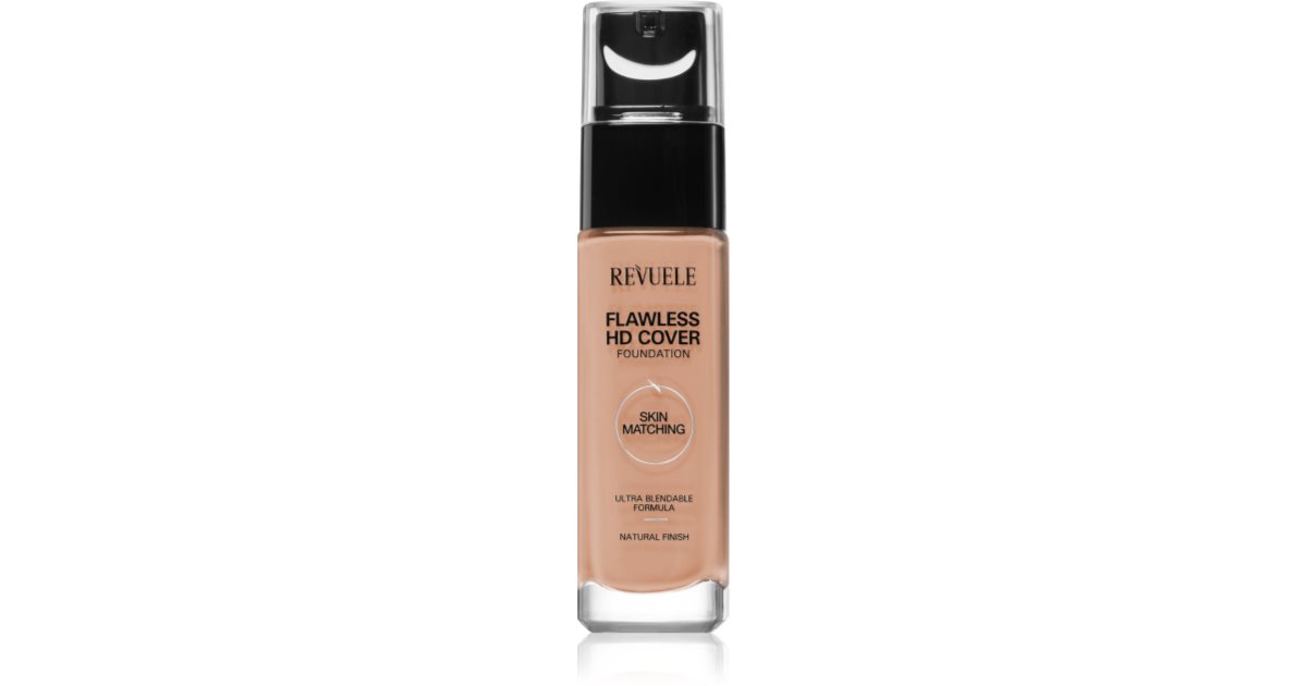 Revuele Flawless HD Cover Foundation lightweight foundation for the ...