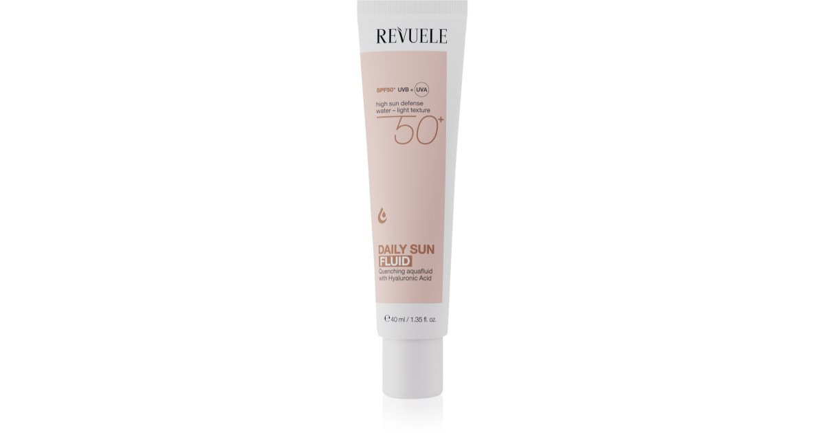 Revuele Daily Sun Fluid SPF 50+ fluido de proteção leve SPF 50+ | notino.pt