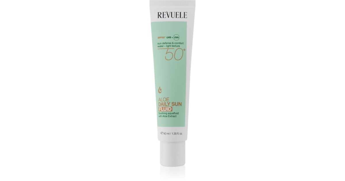 Revuele Aloe Daily Sun Fluid SPF 50+ Lightweight Protective Fluid for the face | notino.ie
