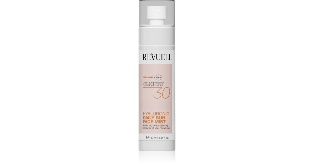 Revuele Daily Sun Hyaluronic Protection Mist with moisturising effect ...