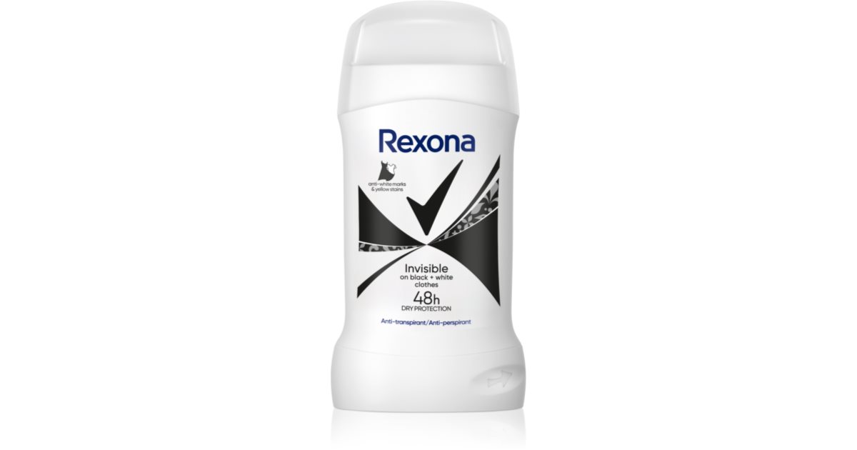 Rexona Invisible Black&White Antitranspirant | notino.de
