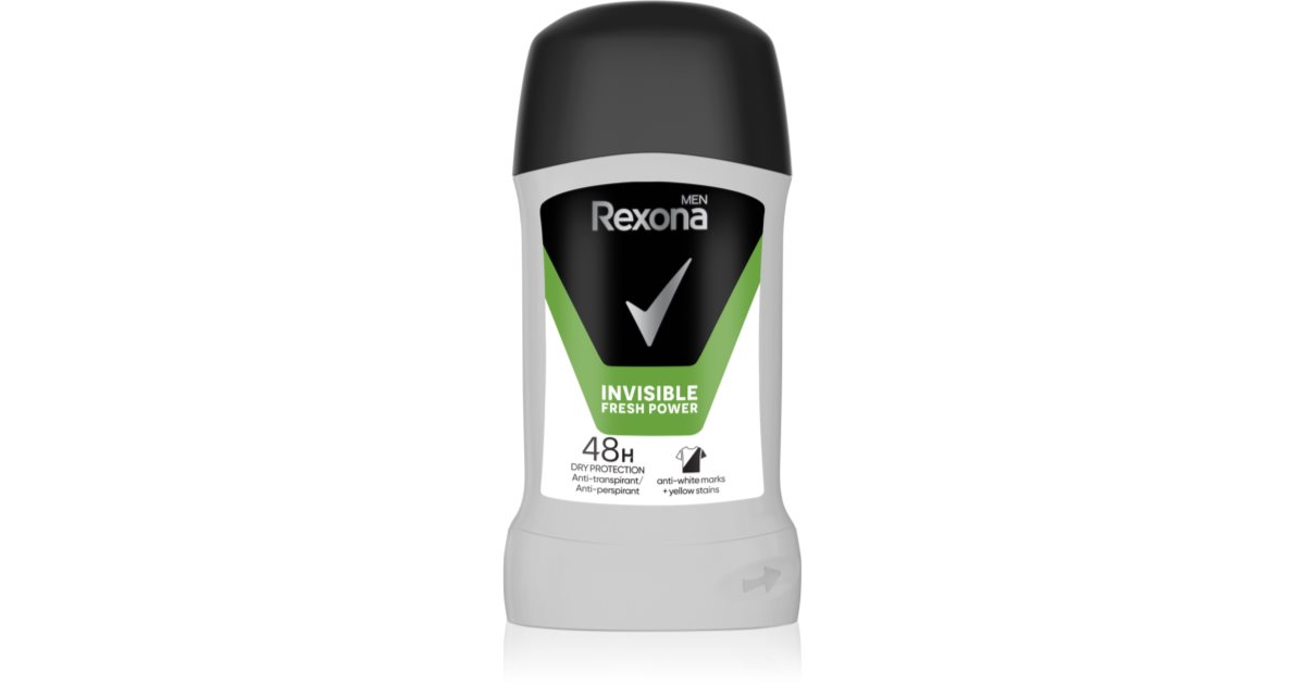 Rexona Invisible Fresh Power anti-transpirant solide pour homme | notino.fr