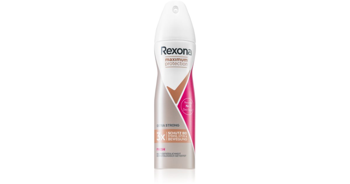 Rexona Maximum Protection Fresh antiperspirant spray to treat excessive ...