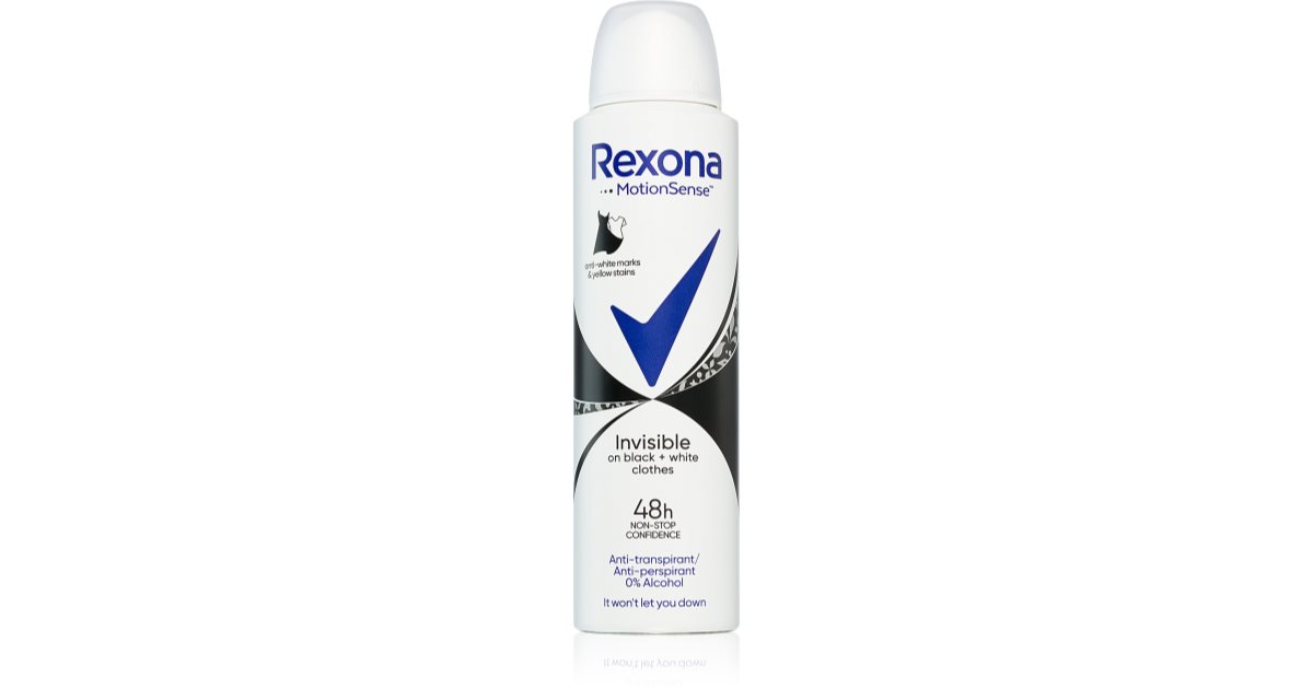 Rexona Invisible on Black + White Clothes Antiperspirant antyperspirant ...