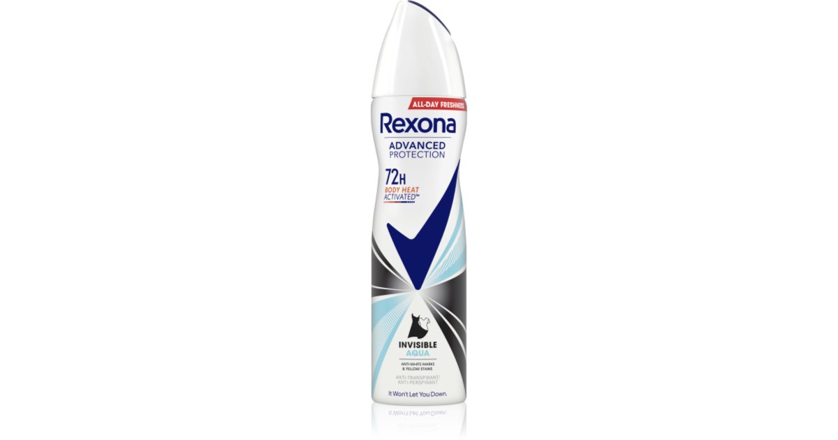 Rexona Advanced Protection Invisible antiperspirant spray 72h | notino ...