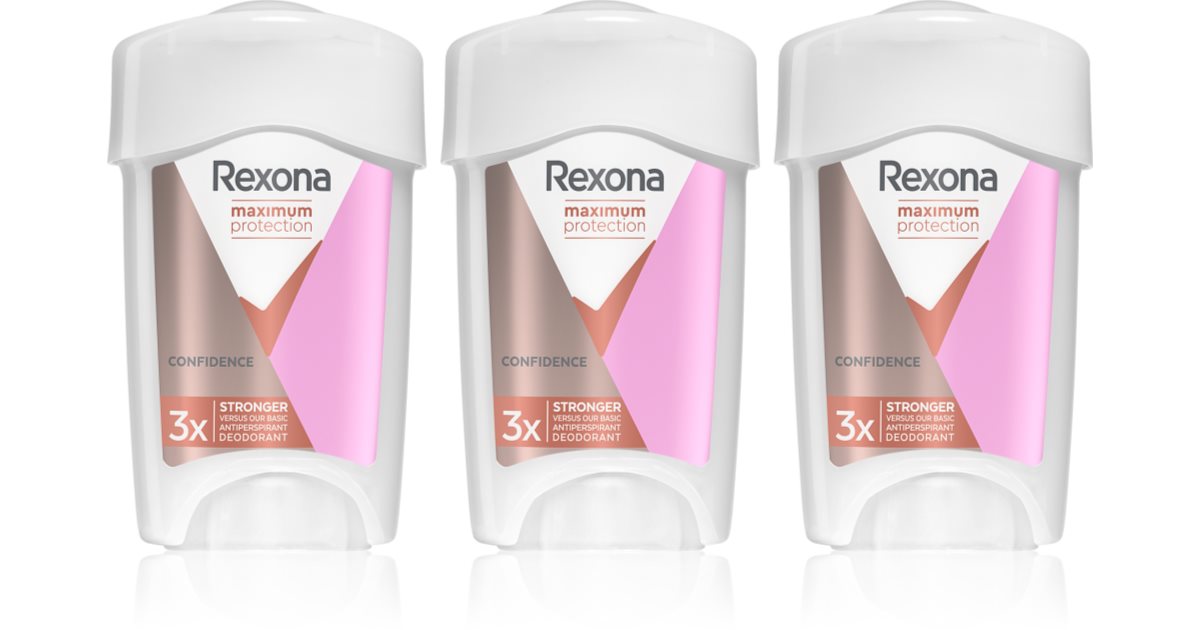 Rexona Maximum Protection Confidence antiperspirant cream that reduces ...